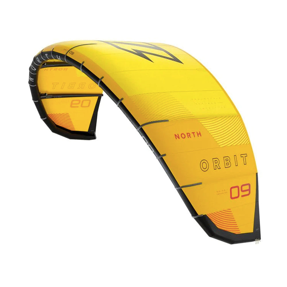 North Kiteboarding 9m Orbit Kite Sunset Yellow – Curve Water Sports